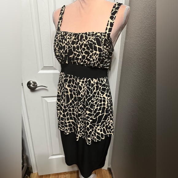Enfocus Studio | Dresses | Enfocus Black And White Print Dress | Poshmark